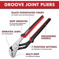 ARROW 10-Inch Groove Joint Pliers, Adjustable Water Pump Pliers with ...
