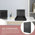 A4 Office File Box Documents Magazine Rack Magazines Scrapbooking Black - Walmart.com