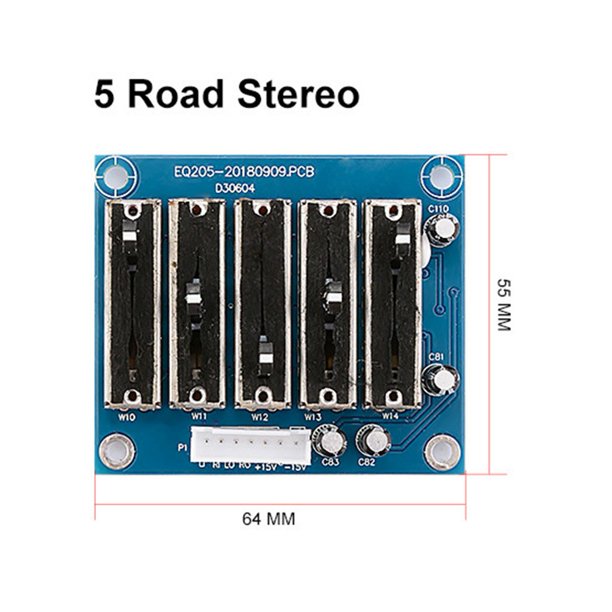 Eq Equalizer Board Stage Audio Preamplifier Stereo Preequalizer Power ...