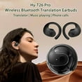 Breezelly Translator, Hy-T26 Pro Wireless Bluetooth Translation Earbuds, Ai Translation Earbuds ...