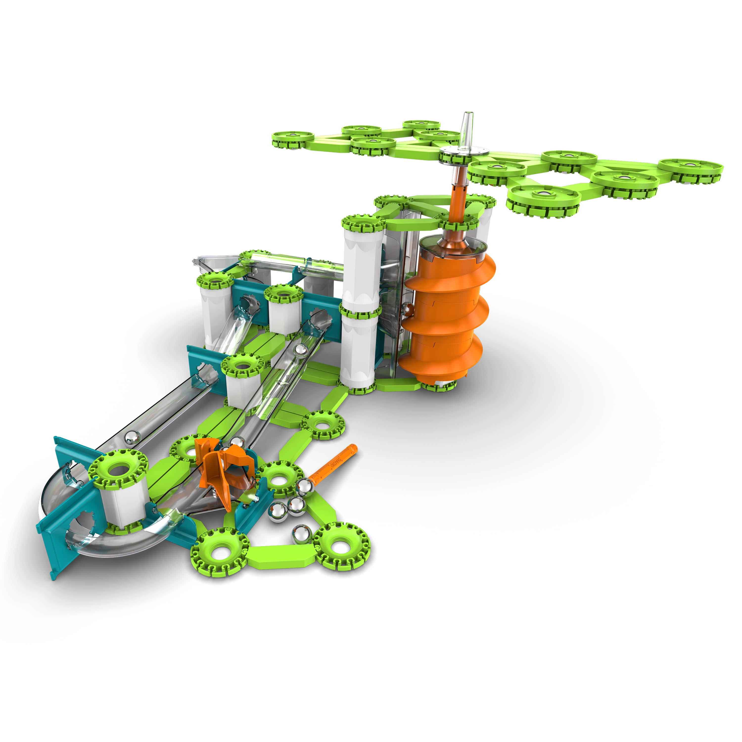 Geomag - Mechanics Gravity Elevator Circuit Recycled 207 pcs - Walmart.com