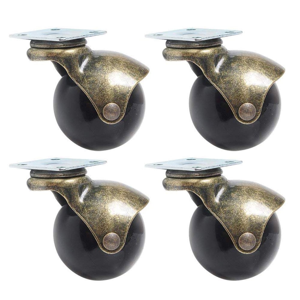 CJC 2-Inch Ball Caster Stem Caster Wheel without Brake, Vintage Antique ...