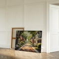 American Patriotic Street Scene Wall Art, Rustic Colonial Homes With ...