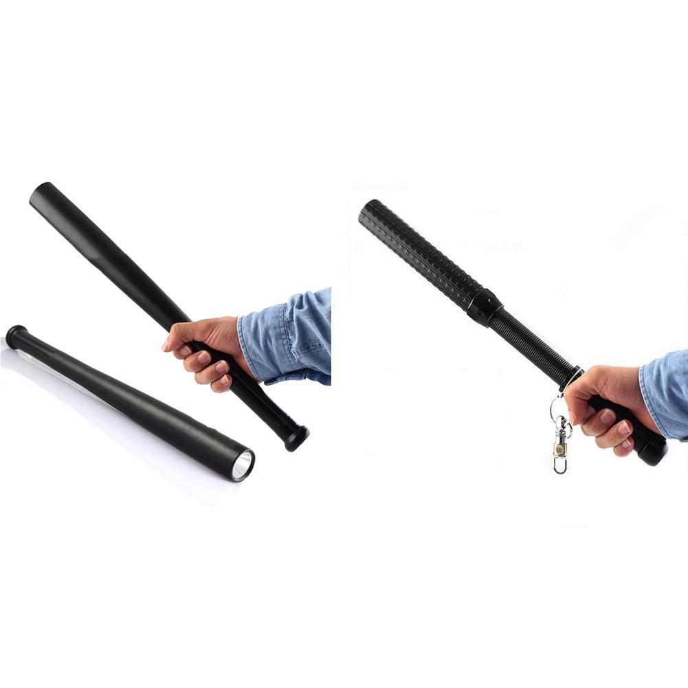Baseball Bat Mace Shaped LED Flashlight for Security and Self Defense ...