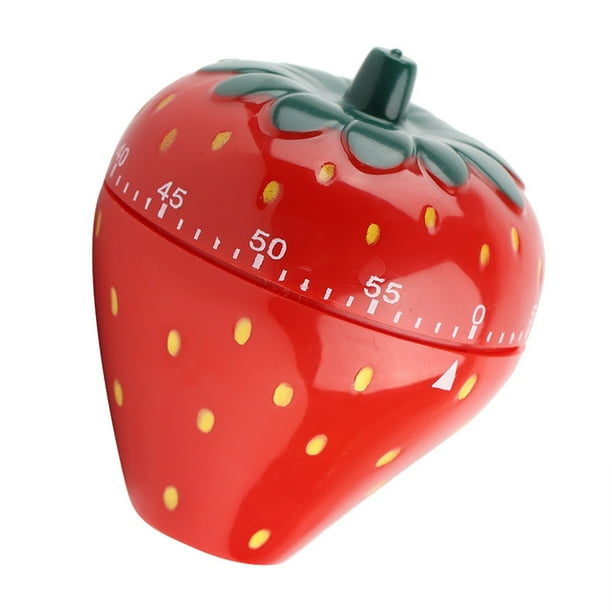 Kitchen Timer, Strawberry Shaped Mechanical Wind-Up Timer, For Kitchen ...
