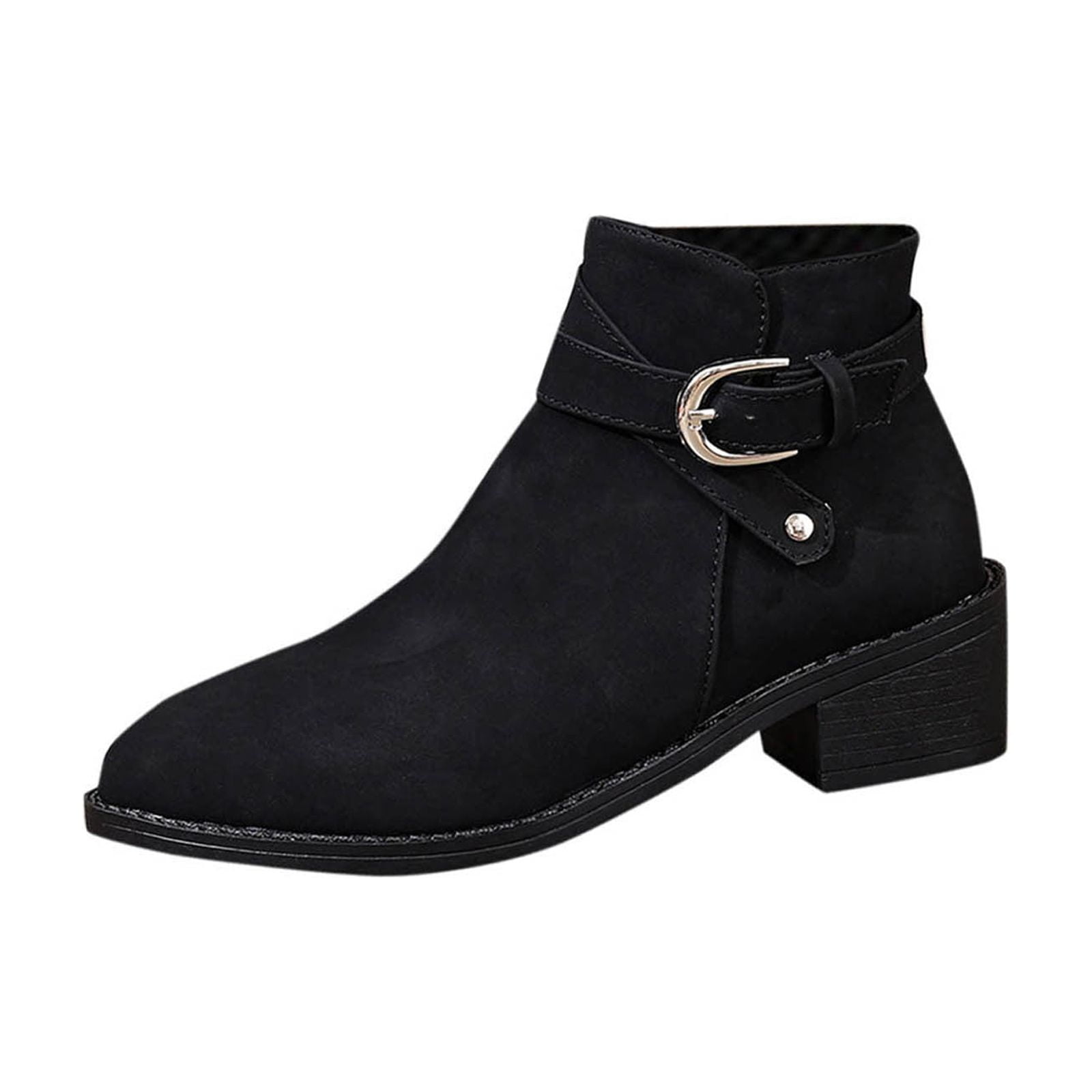 Click here for Rxmekw Ankle Boots For Women With Side Zipper And... prices