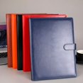 CCOCC 2026 New A5 Leather Padfolio Portfolio File Folder Clipboard ...