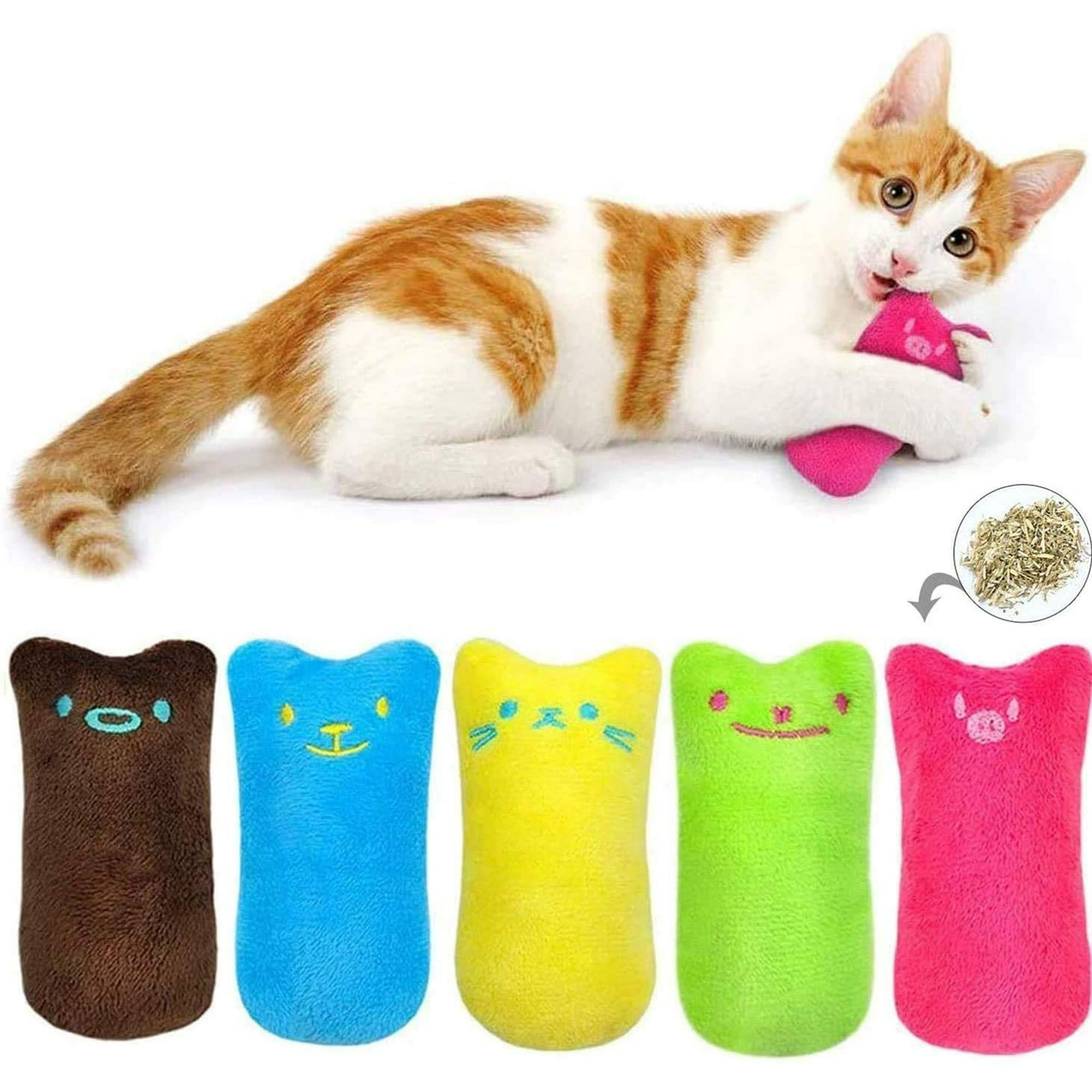 Click here for Rongmo Catnip Toys  [10pcs] Soft Plush Cat Nip Che... prices