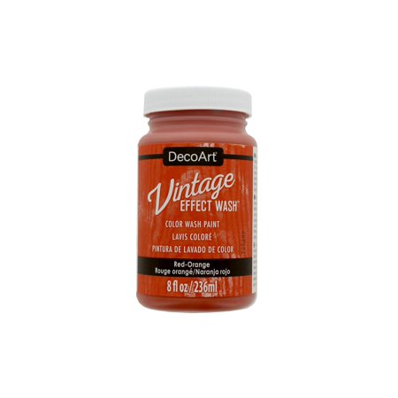 Decoart Vintage Effect Wash 8oz Red Orange | Walmart Canada
