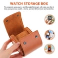 BESTYASH Watch Storage Box Brown PU with Protective Structure for Home ...
