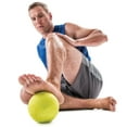 GoFit 5-Inch Deep Tissue Massage Ball, Dense Foam Core, Textured ...