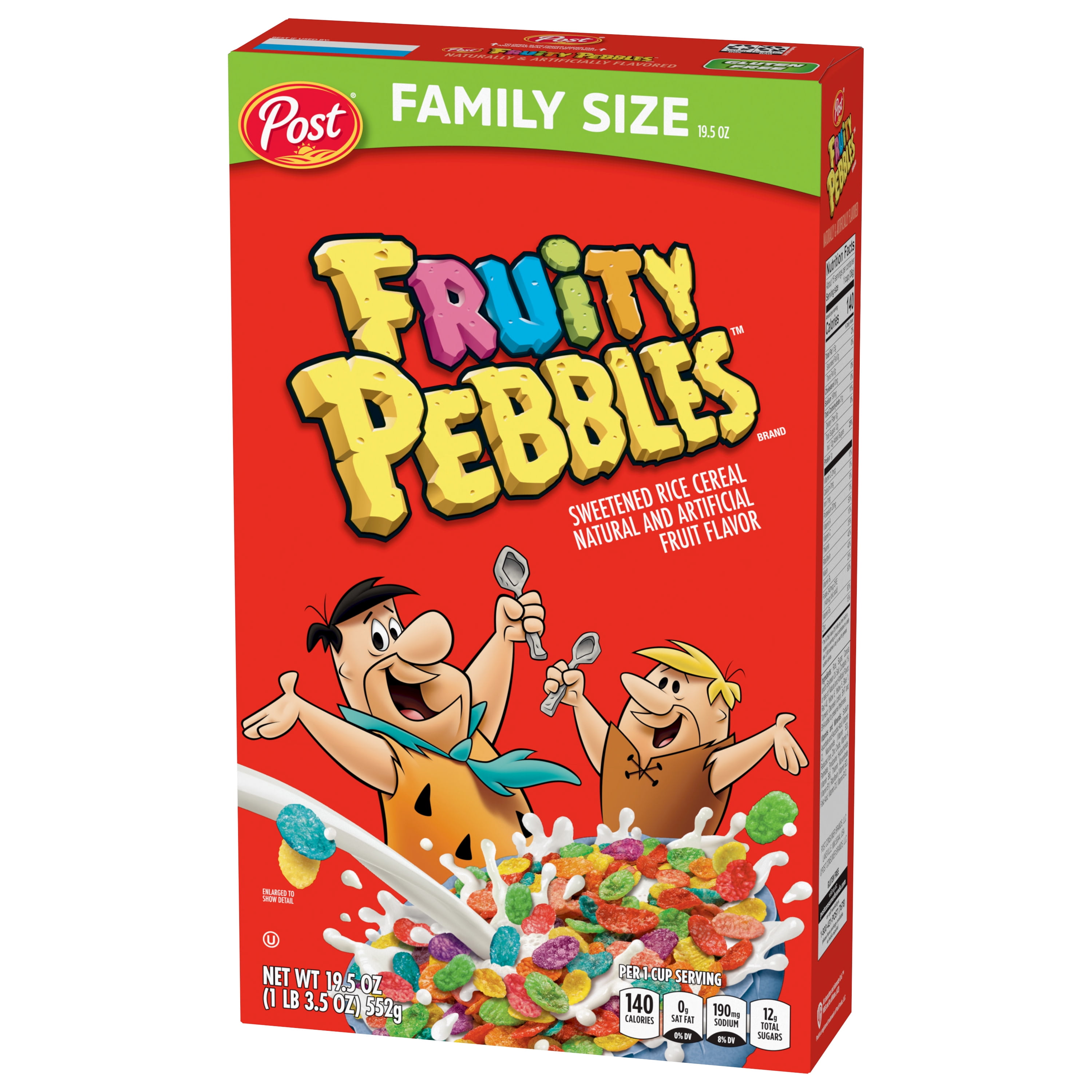 Fruity Pebbles Cereal Box