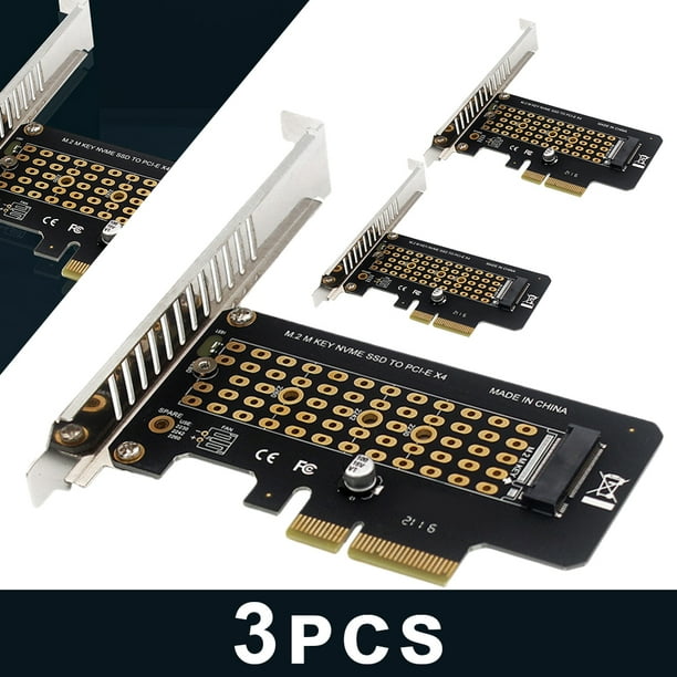 Adaptador M.2 NVMe SSD A PCIE X4 Velocidad Completa para Windows/Mac/Linux (altura Completa) 3 ...