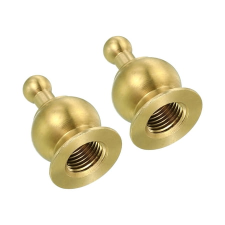 Uxcell M10 Lamp Finial Cap Knob Lamp Shade Harp Top Screw Decoration ...