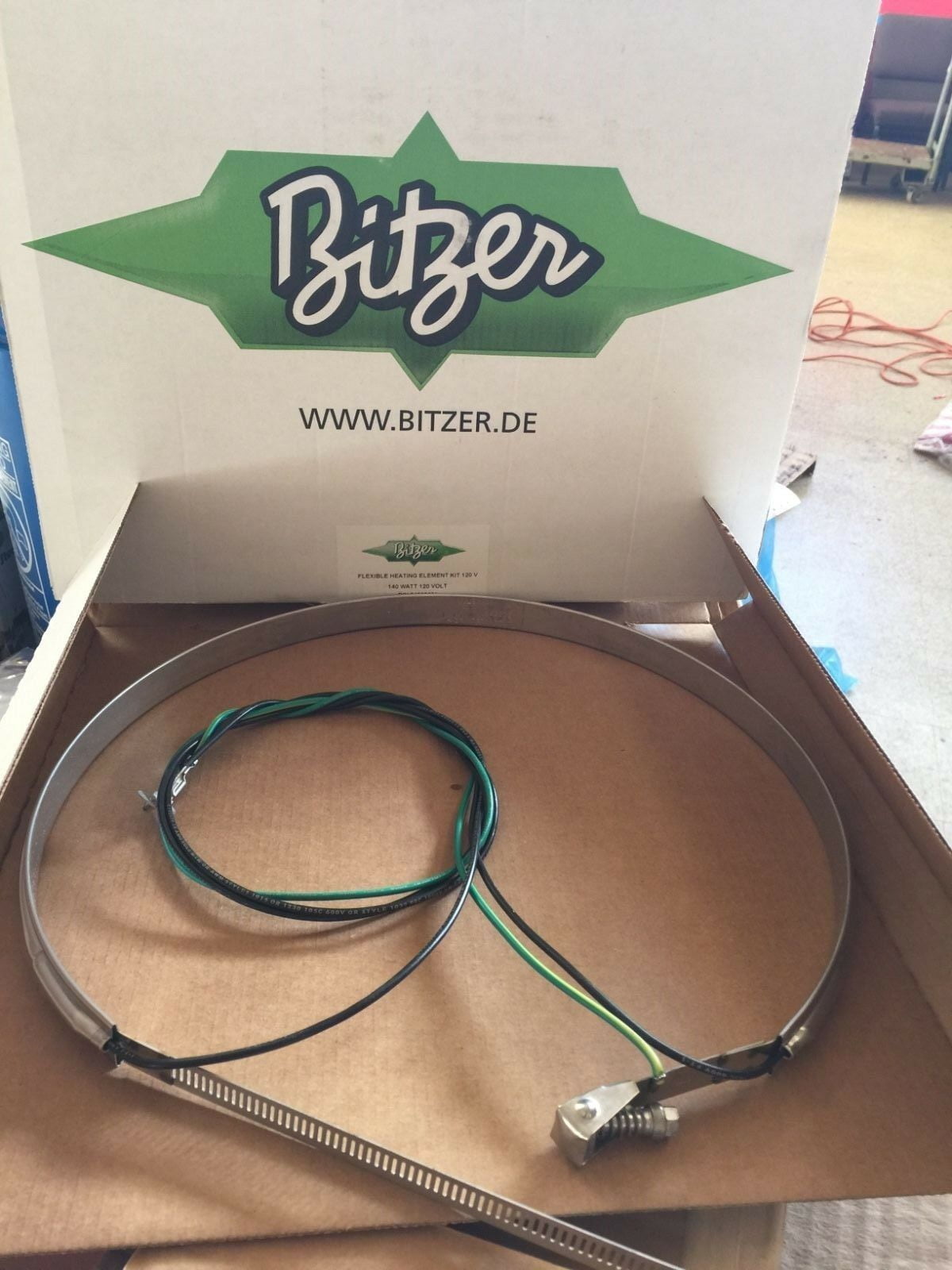 GENUINE BITZER FLEXIBLE HEATING ELEMENT KIT 120V 140 WATT ( TUTCO ...