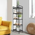 5-Wire Standing Storage Shelves, Metal Shelving Unit Pantry Rack for ...