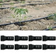 8Pcs Drip Irrigation Straight Fittings Barbed Locking Butt Joint ...