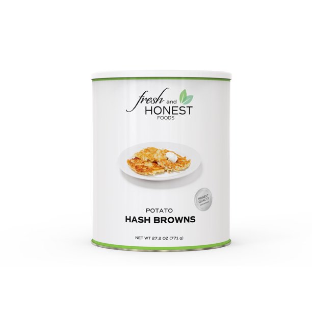 Fresh and Honest Foods Dehydrated Potato Hash Browns 22.4 OZ #10 Can ...