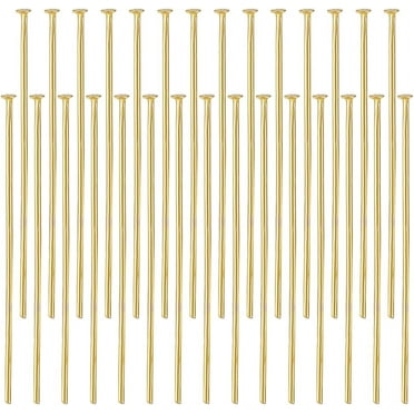 200Pcs Flat Head Pins for Jewelry Making 70mm Stainless Steel Flat Head ...