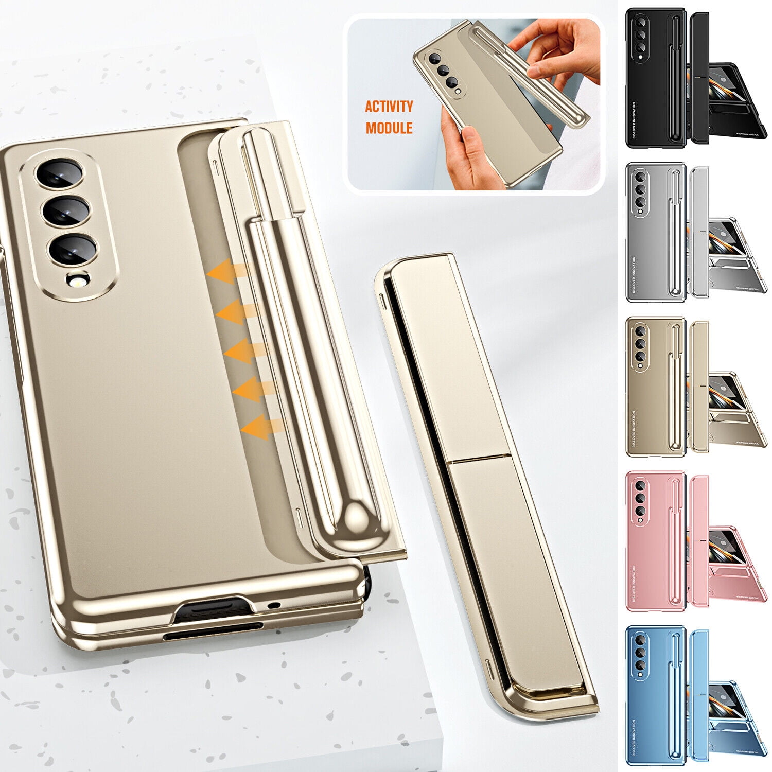 Foreverrich Modular Design Fall Prevention Case For Samsung Galaxy Z ...