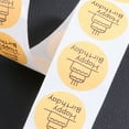 BESTYASH Round Kraft Paper Sealing Stickers SelfAdhesive DIY Decorative ...