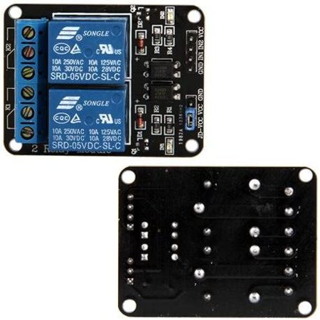 2-Channel Relay Module for Arduino ARM PIC AVR DSP PLC Electronic 5V ...