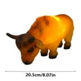 3D Illuminated Yak Figurine Resin Material Yak Shape Handmade Yak ...