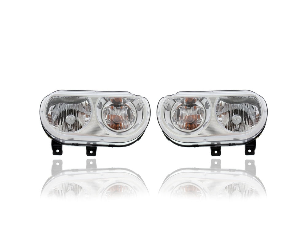 Headlight Assembly - Compatible/Replacement for '08-14 Dodge Challenger ...