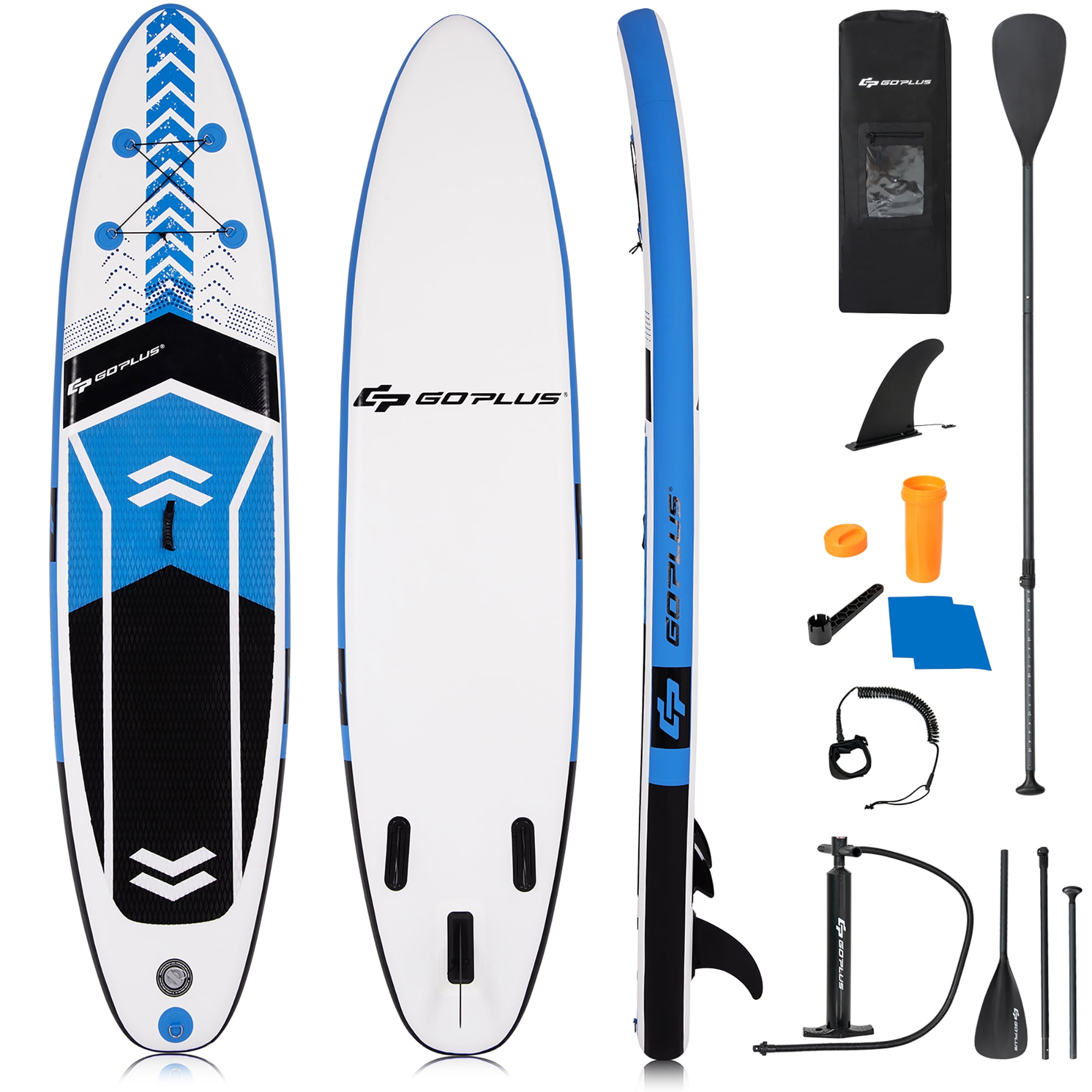 Goplus 10'5'' Inflatable Stand Up Paddle Board SUP with Carrying Bag ...