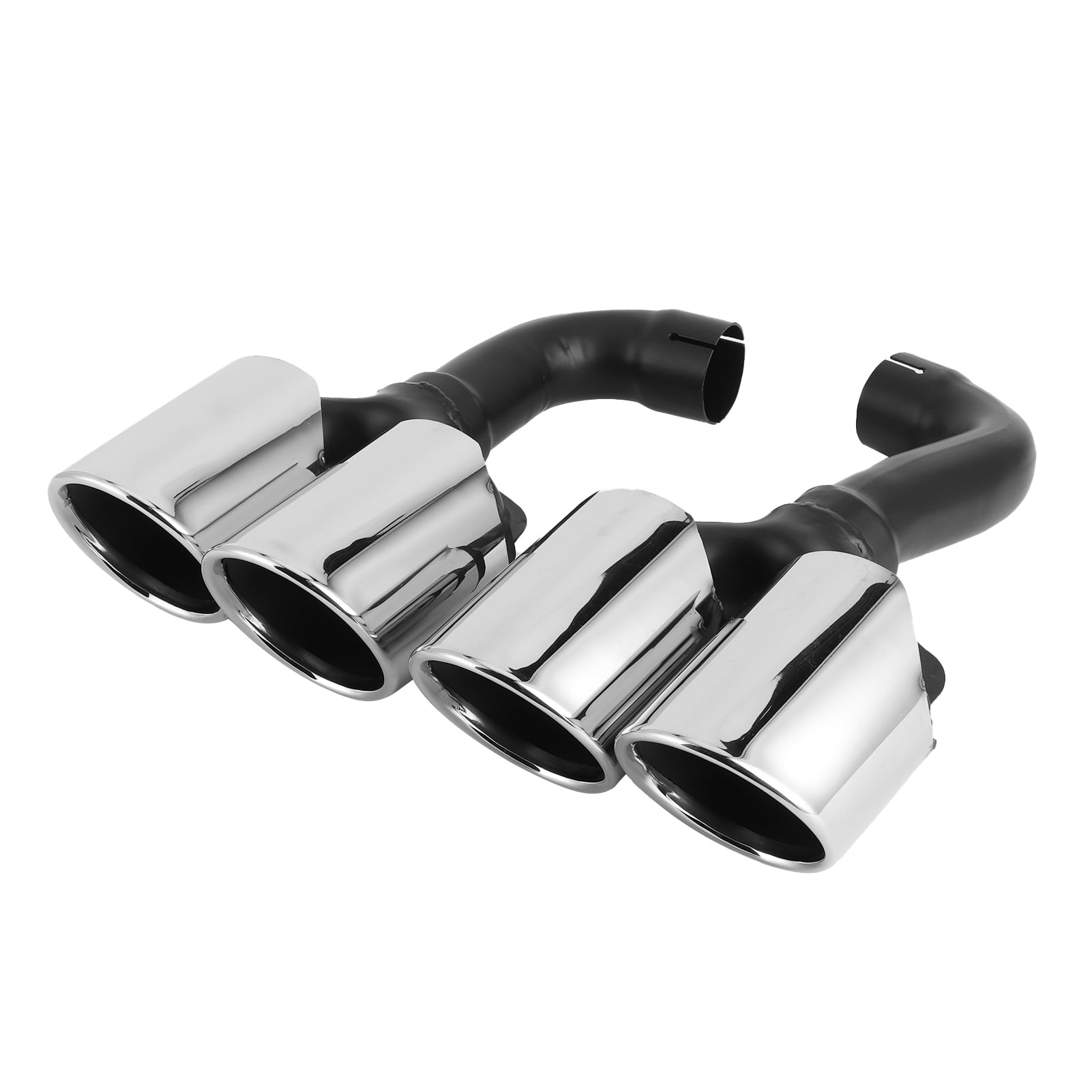 Exhaust Tip,Chrome Quad Exhaust Muffler Quad Exhaust Tip Exhaust Tail ...