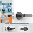 Foxgard Fingerprint Door Lock, Biometric Smart Door Knob for Home Entry ...