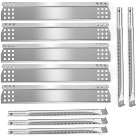 BBQ Grill Repair Kit, Stainless Steel Grill Burners, Heat Plates Shield ...