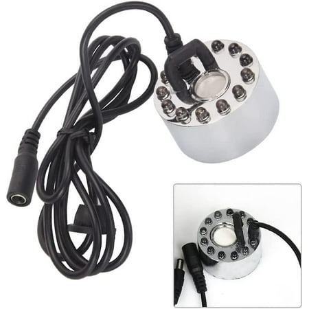 Mini Mist Maker Fogger 12 Led Ultrasonic Mist Maker Water Fountain Pond ...