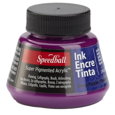 Speedball Super Pigmented Acrylic Ink, 2 oz., Indigo Blue - Walmart.com