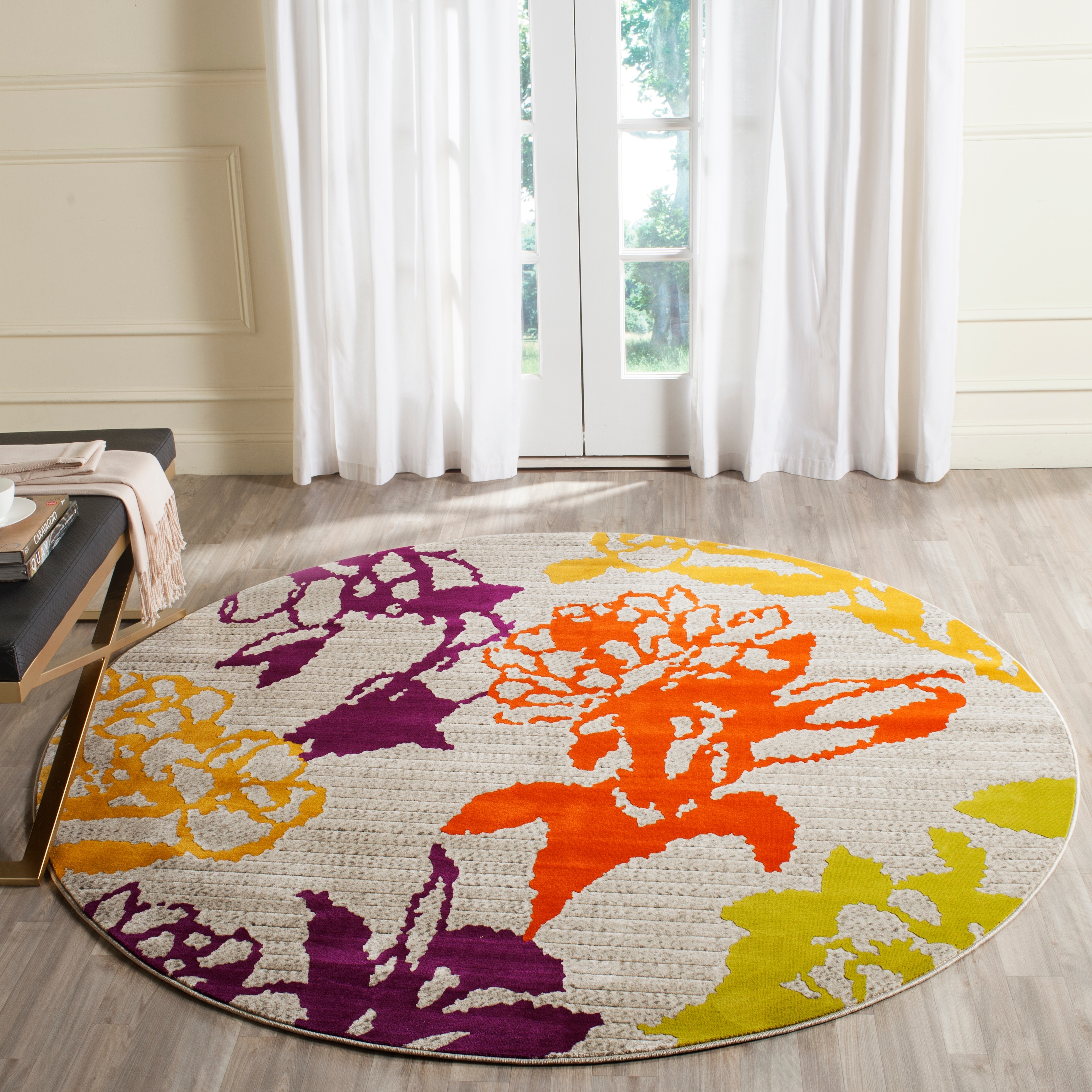 Safavieh Porcello Alban Abstract Floral Area Rug or Runner - Walmart.com