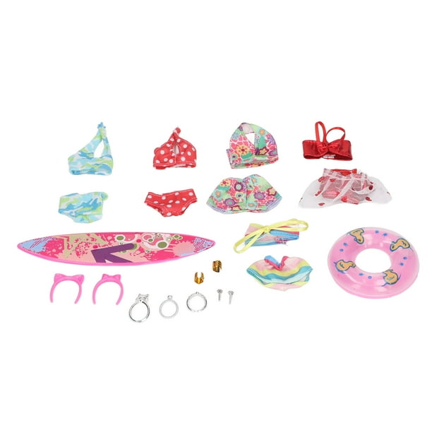 Doll Bikini Kit,1:12 Scale Doll Swimwear Doll Swimming Wear Set Doll ...