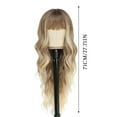 Gold Eye Catching Wig Mixed With Gold Womens Wig Natural Appearance Gold Eye Catching Wig Heat