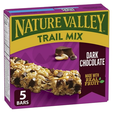 Val Nature Barres Granola Tendres Mélange du Randonneur, Chocolat Noir ...
