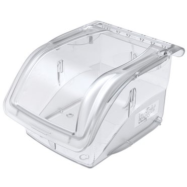 Storex Metal Storage Rack for Kids with 12 Plastic Cubby Bins, Clear ...