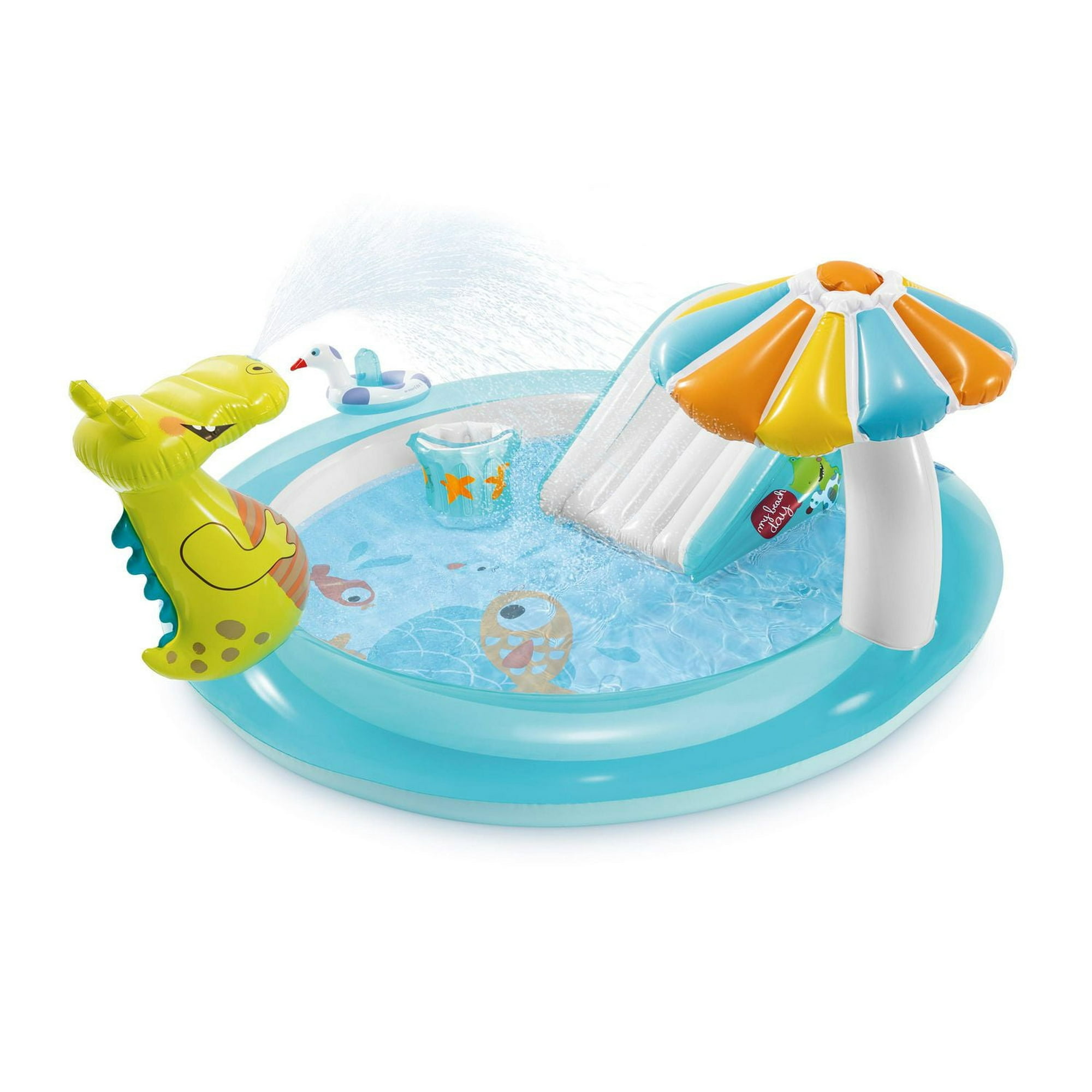 Click here for Intex Gator Inflatable Play Center With Slide prices