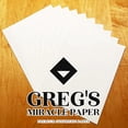 YANI- Greg'S Miracle Paper - 10 Sheets Of Synthetic Paper For Inkjet ...