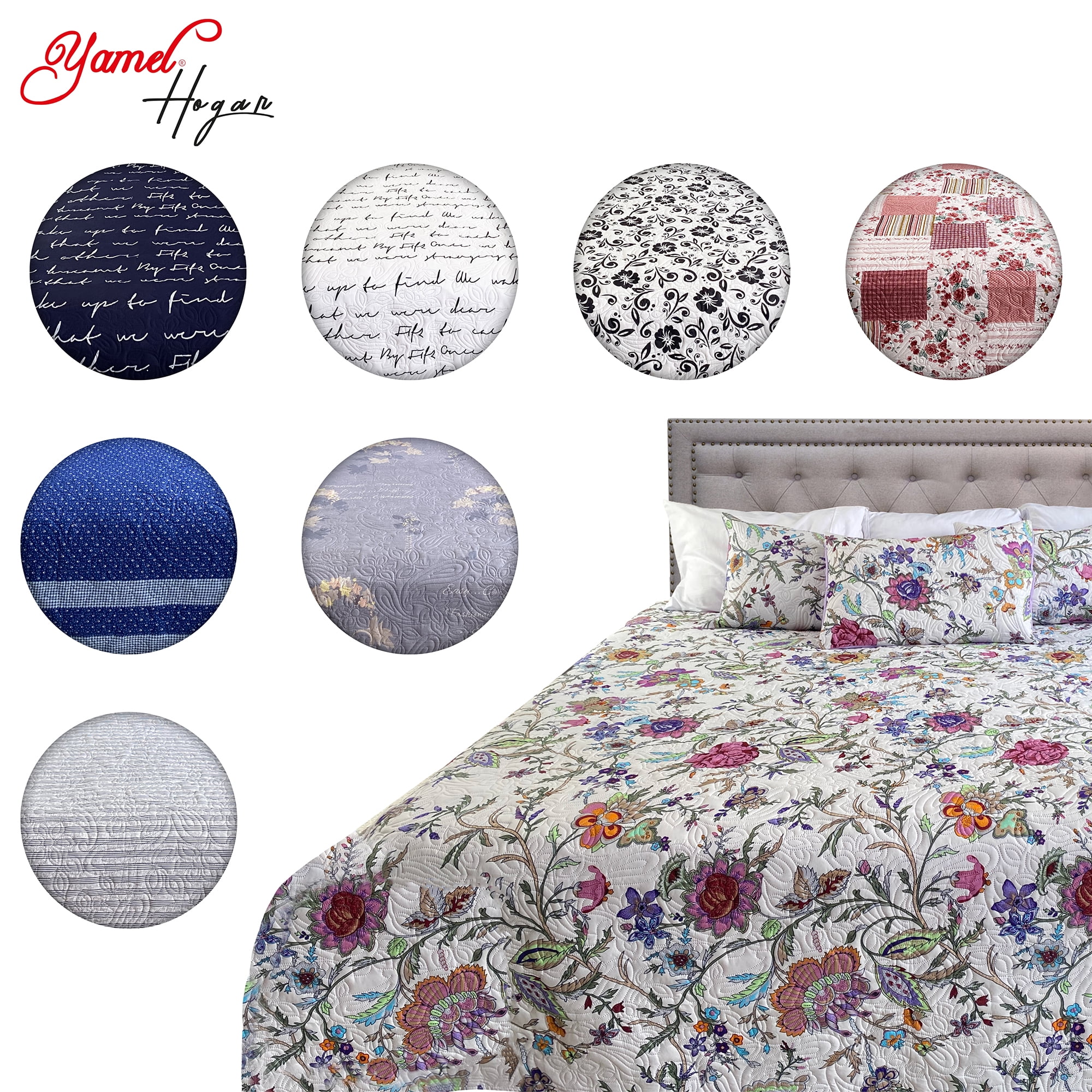 Colcha Individual Doble Vista Estampada Florencia | Walmart en línea