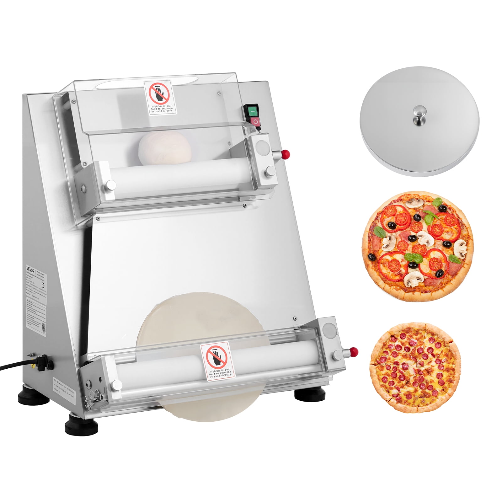 Click here for Vevor 16 Inch Pizza Dough Roller Sheeter Semi-Auto... prices