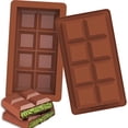 UYWGF-Deep Chocolate Bar Molds 2 Pack, Large and Thick Silicone ...