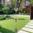 Rain Chains Decorative Rain Chain Bell, 8-1/2 Length, Bell Style ...