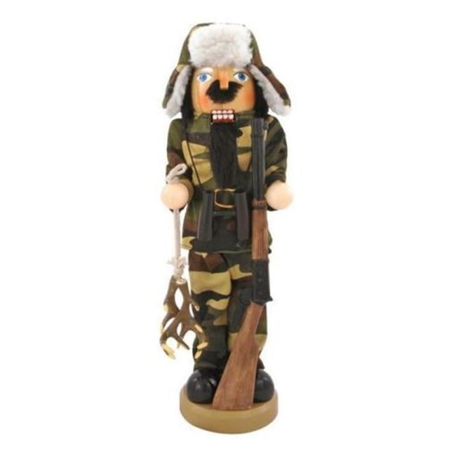 Santas Workshop 70646 14 in. Camo Hunter Nutcracker - Walmart.com