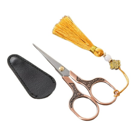 Luzkey Sewing Scissors, Embroidery Scissors with Cover, Traditional ...