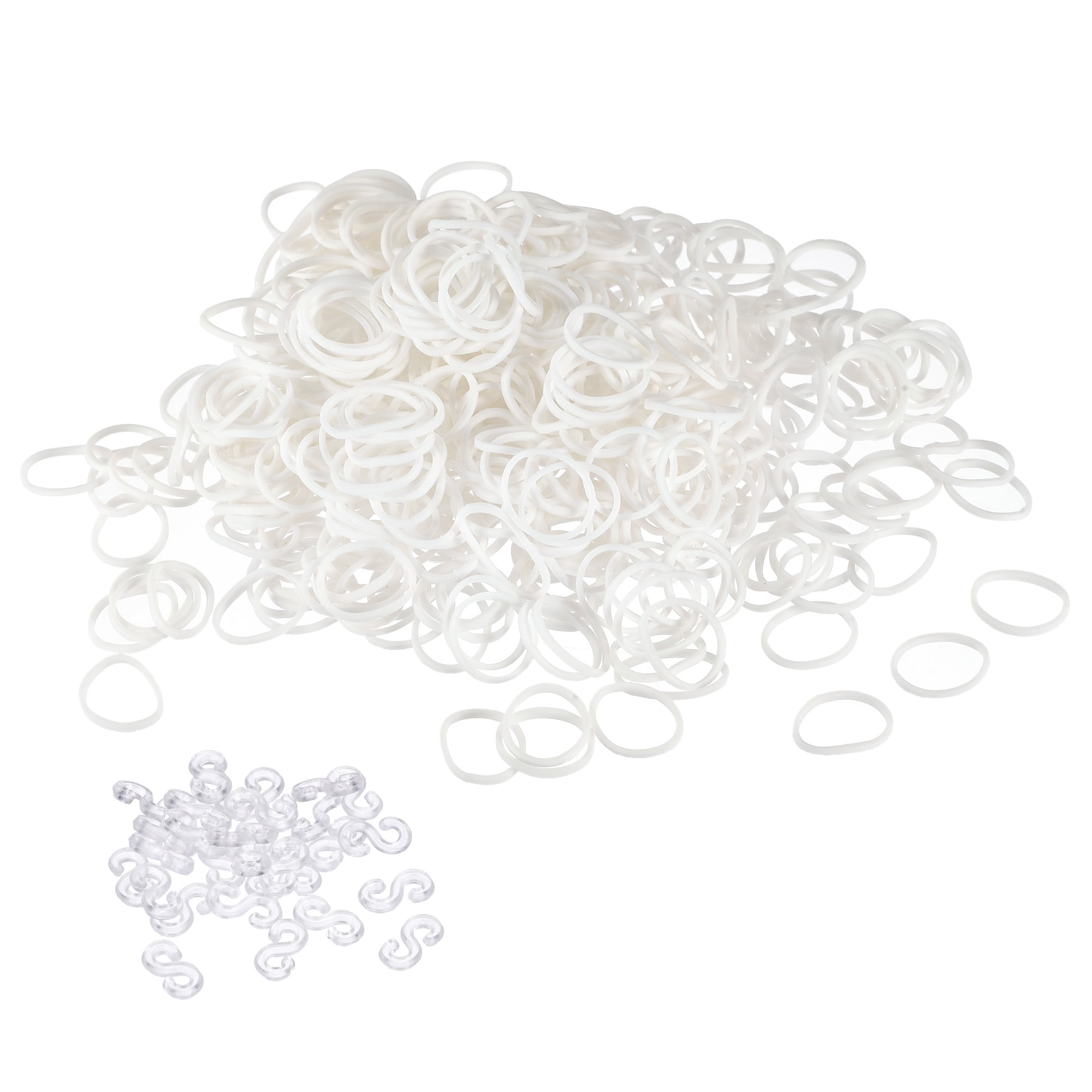 Click here for Unique Bargains Rubber Band White Stretchable Rubb... prices