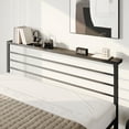 SHA CERLIN Sturdy Full Size Metal Platform Bed Frame with Backboard ...