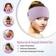 NEWGO Headache Ice Pack Head Wrap for Migraines Cold Therapy Wrap with ...
